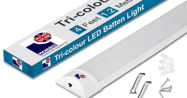 Morris Tri-Colour LED Tube Lighting 4ft | LEDFirstChoice.co.uk